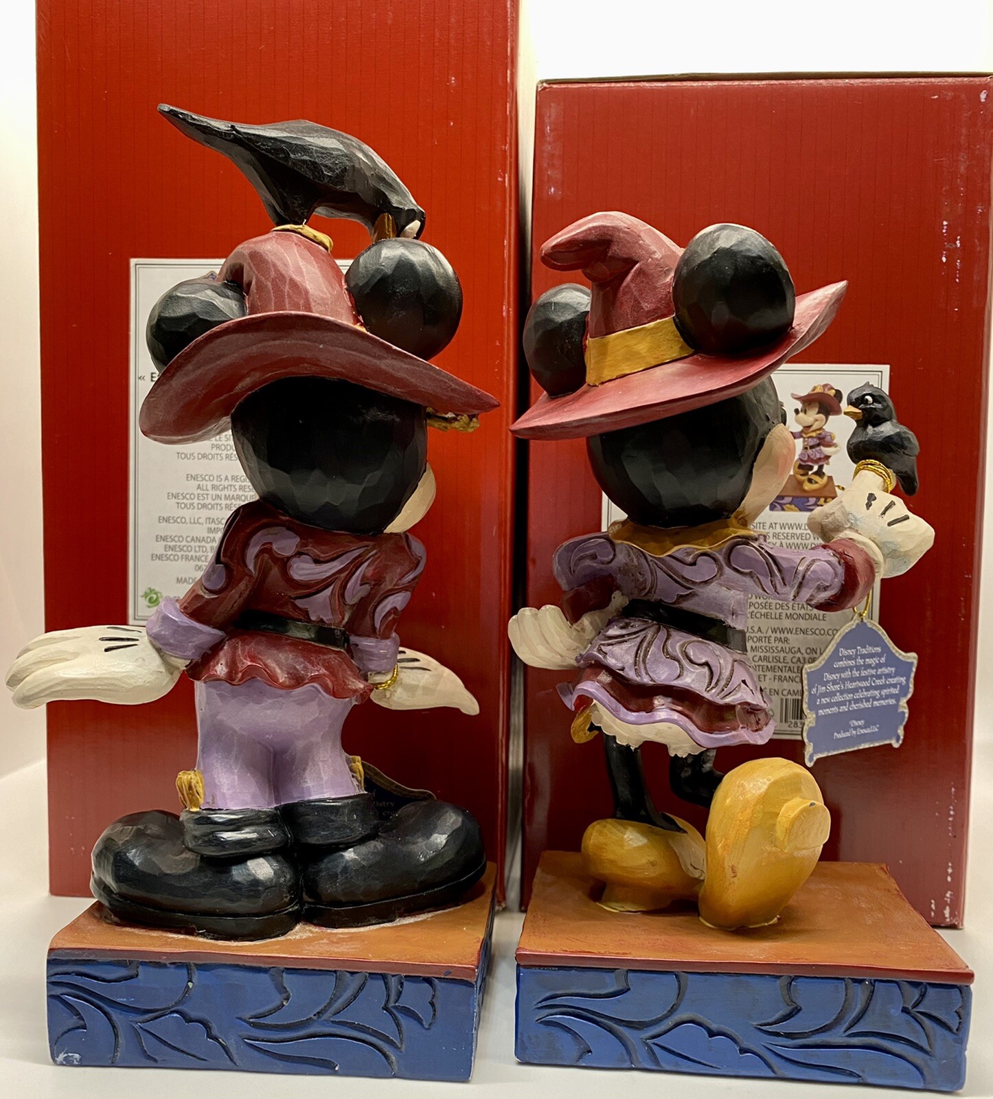 SCARECROW MICKEY & MINNIE Disney Traditions 2-Figure Set NEW Jim Shore ...