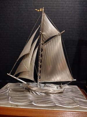 Magnificent Solid Sterling Silver Ship By Seki Takehiko Japan | eBay