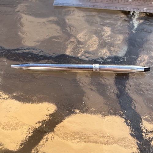 VTG Cross Ball Point Pen w/Shell Design MADE IN USA ~ Engraved MOB ...