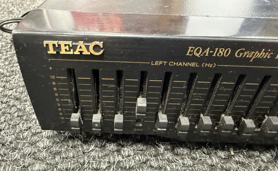 Teac EQA-180 10-Band Graphic EQ Equalizer With Spectrum Display | eBay
