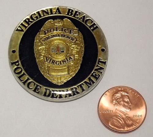 Challenge Coin - Virginia Beach Police Department - Virginia - Pride ...