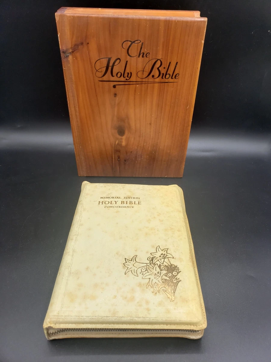 White Holy Bible Cover