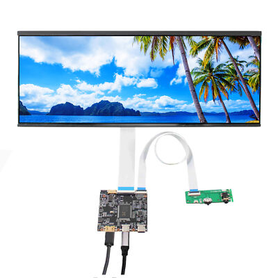 HD USB-C Type C LCD Controller Board With 12.3 inch 2400X900 2K IPS LCD ...