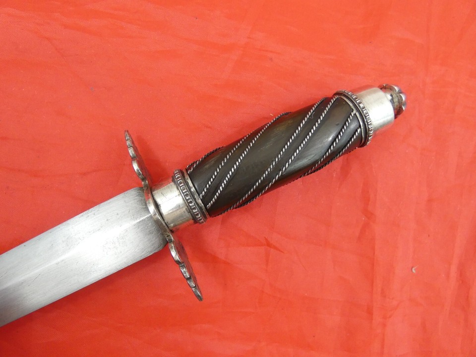 ANTIQUE LUZON FILIPINO SILVER DAGGER KNIFE Philippines Katipunan ...