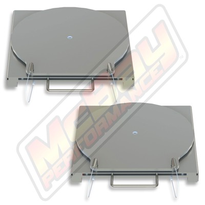 Stainless Steel Alignment Turn Plate Table Set Bendpak Alignment Rack ...