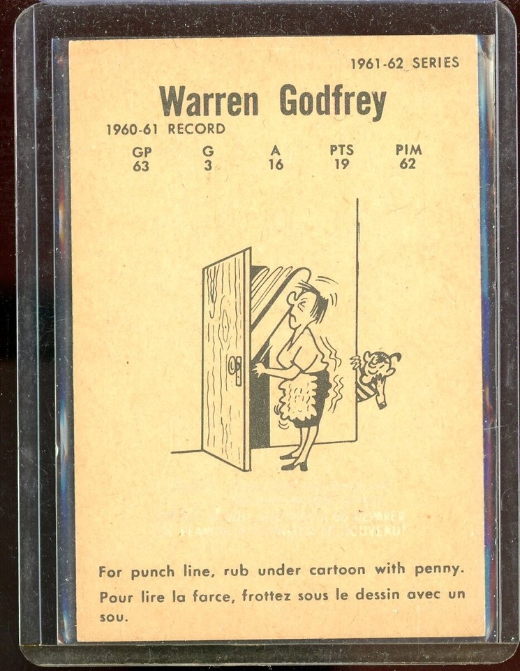 1961-62 Parkhurst #30 Warren Godfrey | eBay