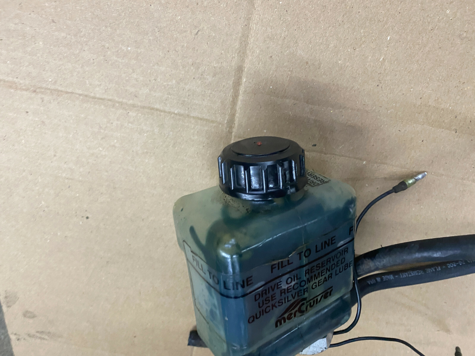 Mercruiser Drive Oil Bottle Reservoir From 3.0L | eBay