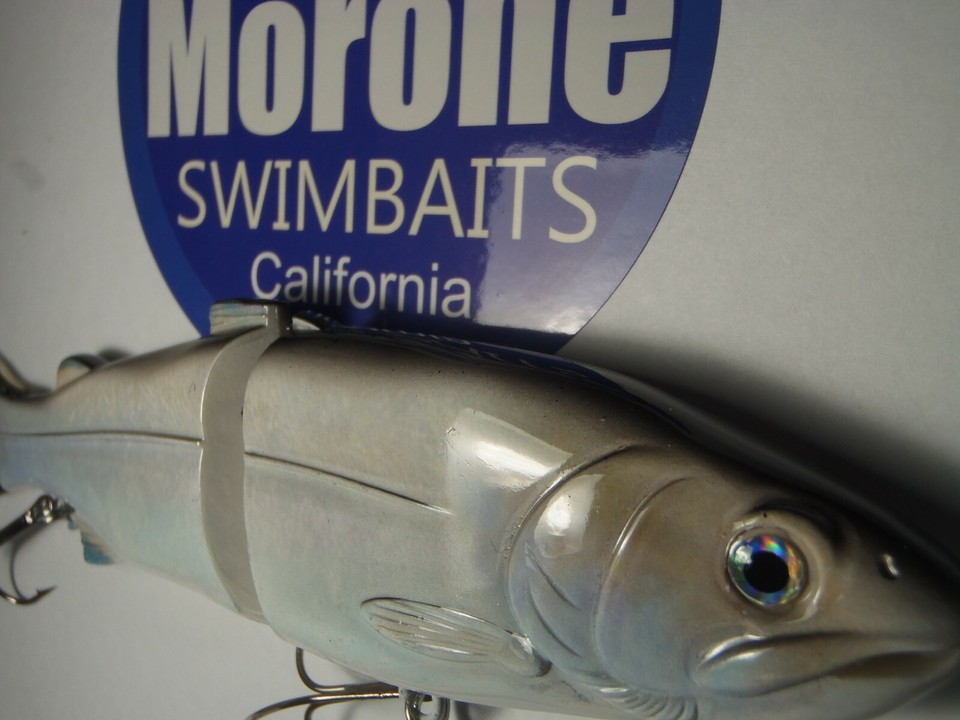 Morone Swimbaits Glide Bait 2 White Boy Striper swimbait fishing Glide ...