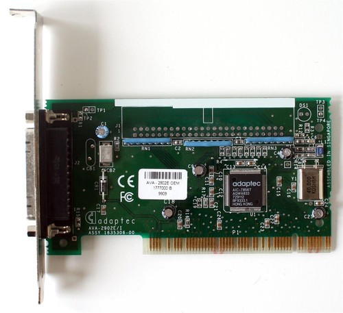 ADAPTEC, PCI, AVA-2902E OEM 1777000 b 9909, assy 1635306-00 | eBay Australia