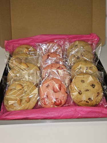 Sample Box Handmade Fresh Baked Cookies, Giant Cookies, Soft Baked ...