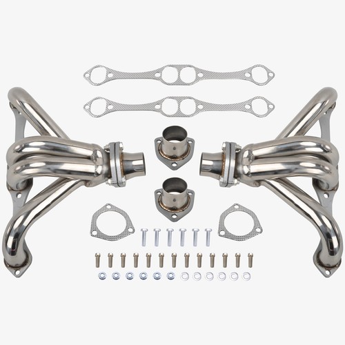 Manifold Exhaust Headers Small Block SBC For Chevy Hugger V8 283 305 ...