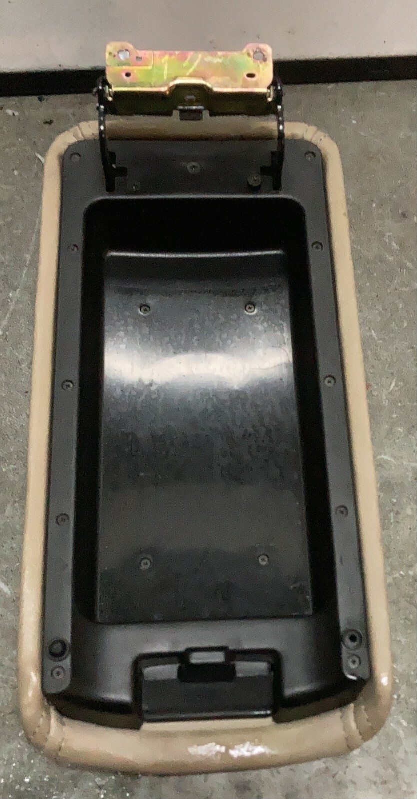 92-97 LEXUS SC300 SC400 CENTER CONSOLE ARM RESTER LID - TAN - LEATHER ...