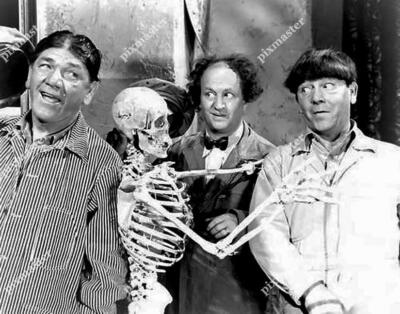 THE THREE STOOGES in GHOST TALKS 1949 8x10 POSTER CARD SKELETON PICTURE | eBay