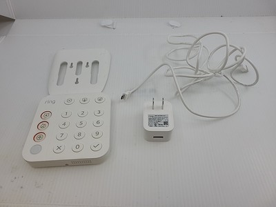 Ring 5AT2S7 (2nd Gen) White Wireless Z-Wave Security System Alarm ...