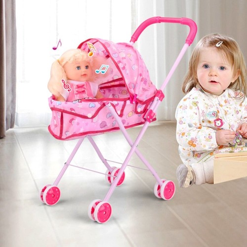 Play Game Dolls Pram Kids House Accessories Little Girls Boys | eBay ...