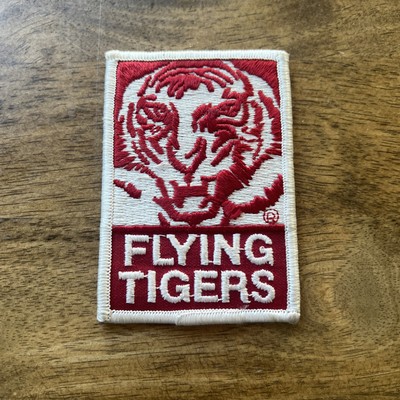 RARE VINTAGE Flying Tigers - Cargo Airline Patch 3 1/2 X 2 1/2 - UNUSED ...