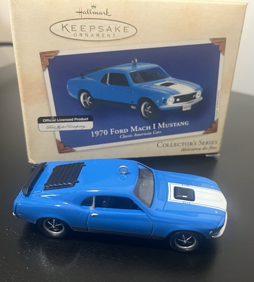 New Hallmark Keepsake Ornament 1970 Ford Mach I Mustang Collector's ...