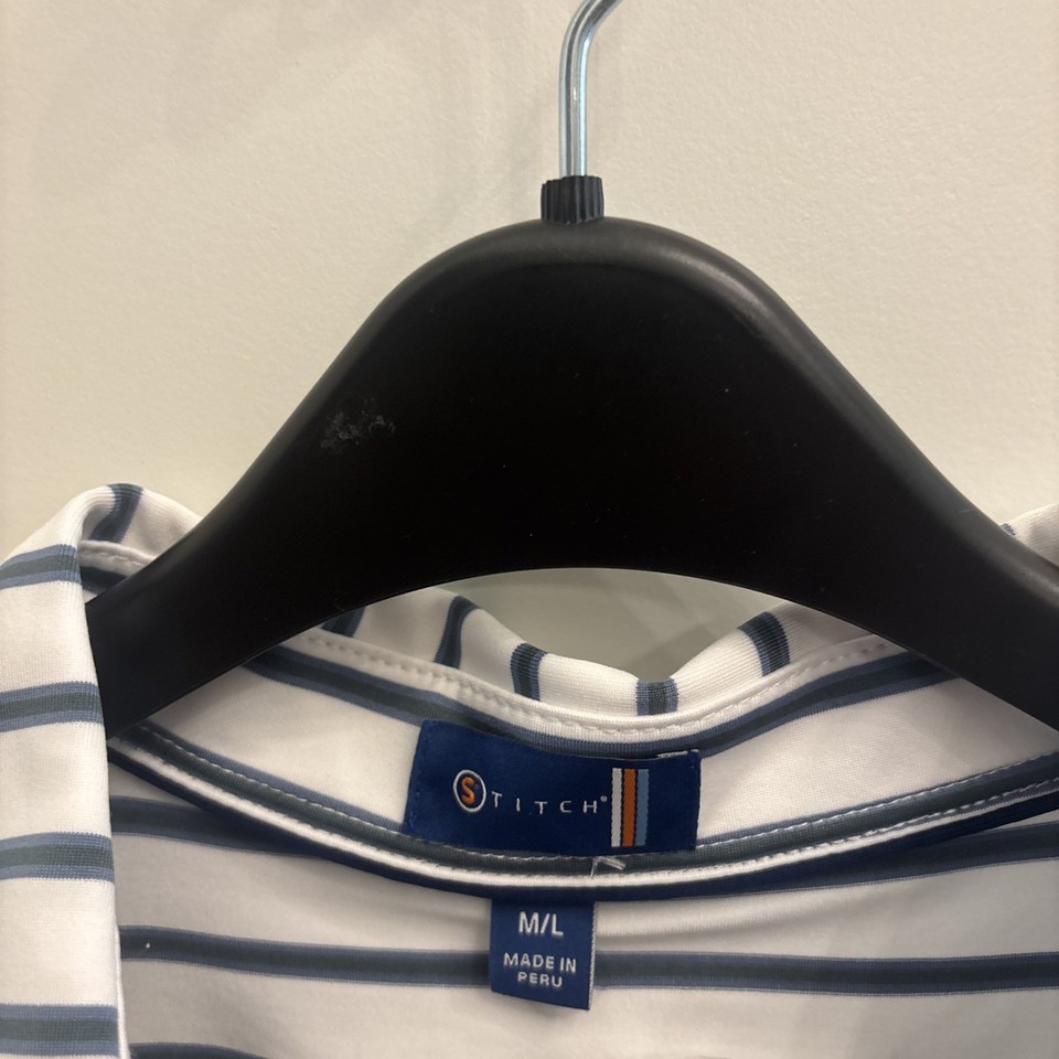 Stitch Golf Polo. Bryson Dechambeau Crushers. Size M/L. New. Blue/gray ...