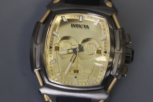 INVICTA Star Wars Men 53mm Stainless Steel + Aluminum Gold + Gunmetal ...
