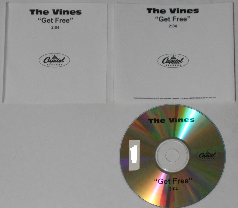 The Vines Get Free U.S. promo cd | eBay