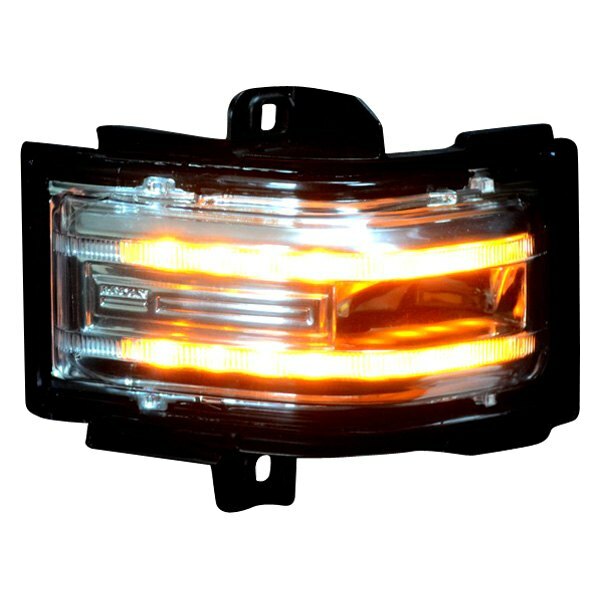 Recon 264245WHCLX Side Mirror Light LED Kit Clear Lens for 17-20 Ford ...