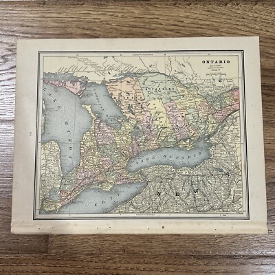 Pre-1900 - Map Of Ontario