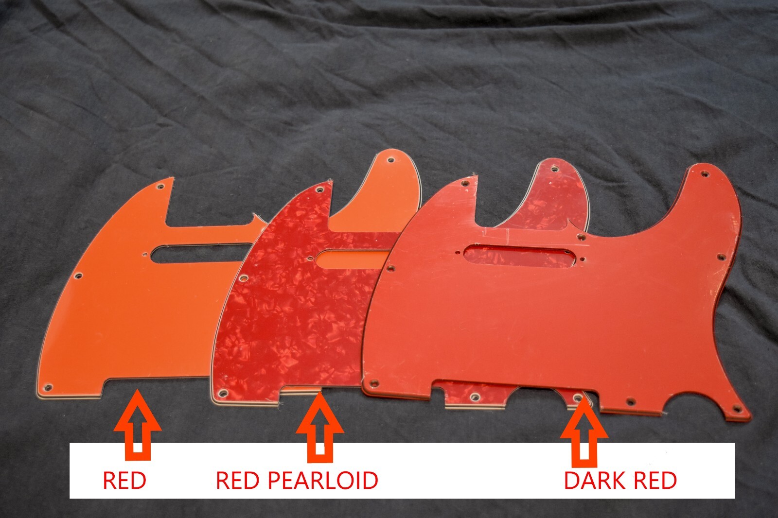 3-ply Tele Telecaster Scratchplate + 8 SCREWS White Pickguard Scratch ...