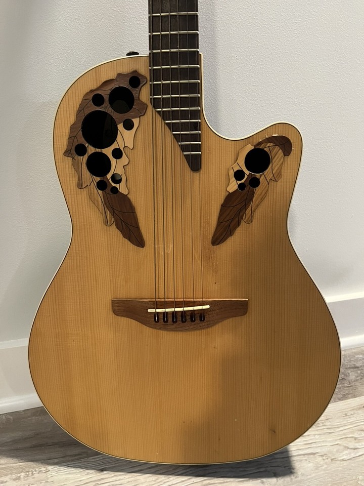 OVATION Elite Special S778 Acoustic / Electric Guitar W Hardshell Case ...