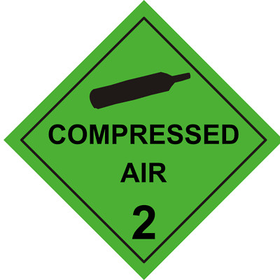 COMPRESSED AIR 2 Safety Warning Danger Hazard Sign sticker | eBay UK