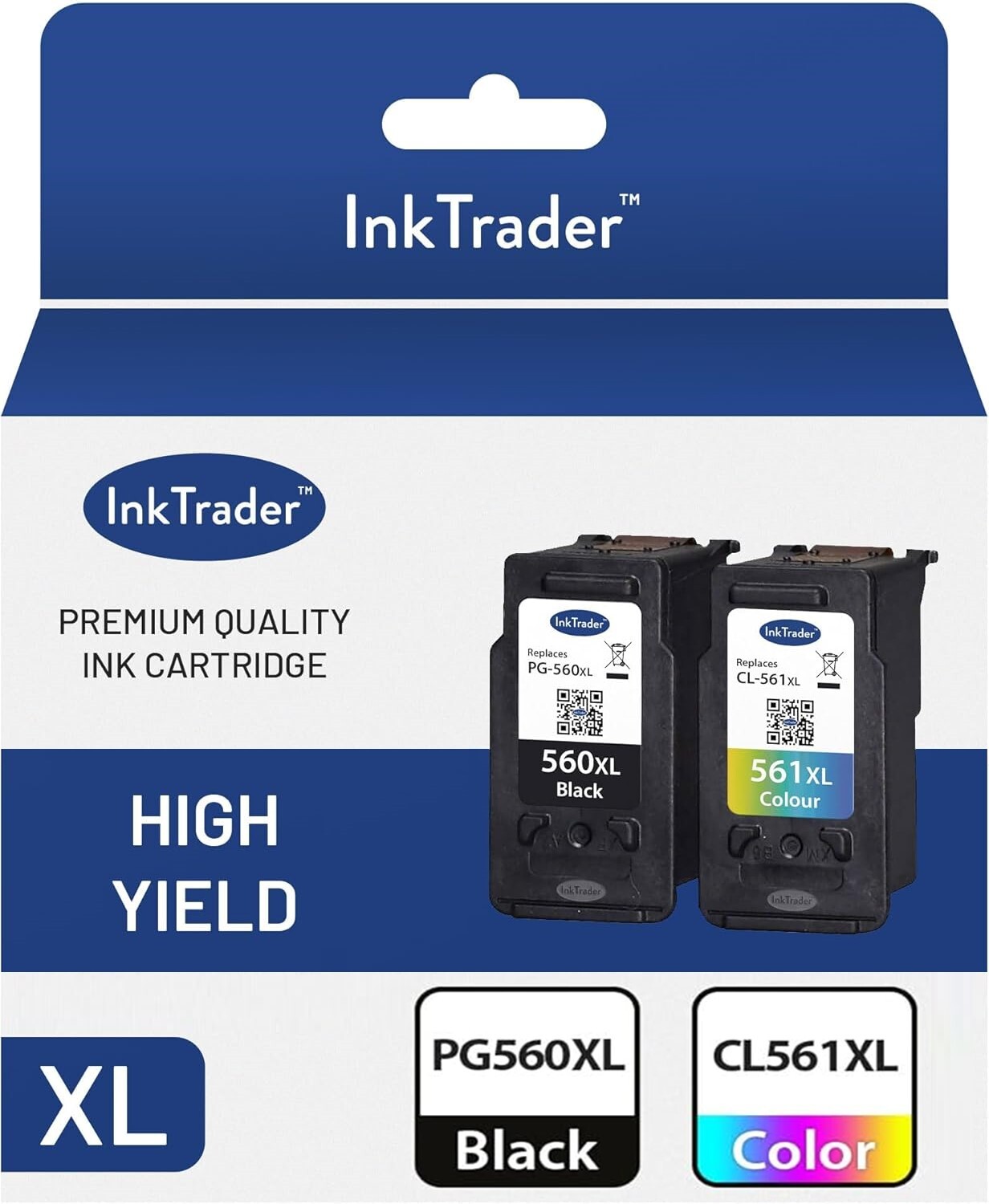 PG 560 XL CL 561 XL Black Colour Ink Cartridges For Use In Canon PIXMA ...