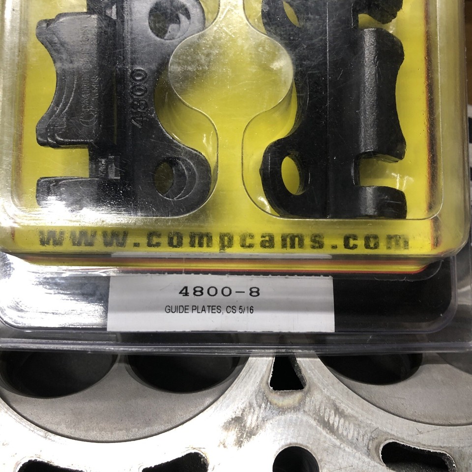 COMP CAMS GUIDE PLATES 5/16 PUSHRODS Raised 4800-8 Chevy SBC | eBay