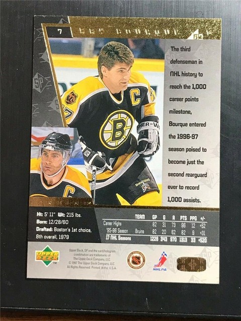 1996-97 SP - #7 Ray Bourque for sale online | eBay