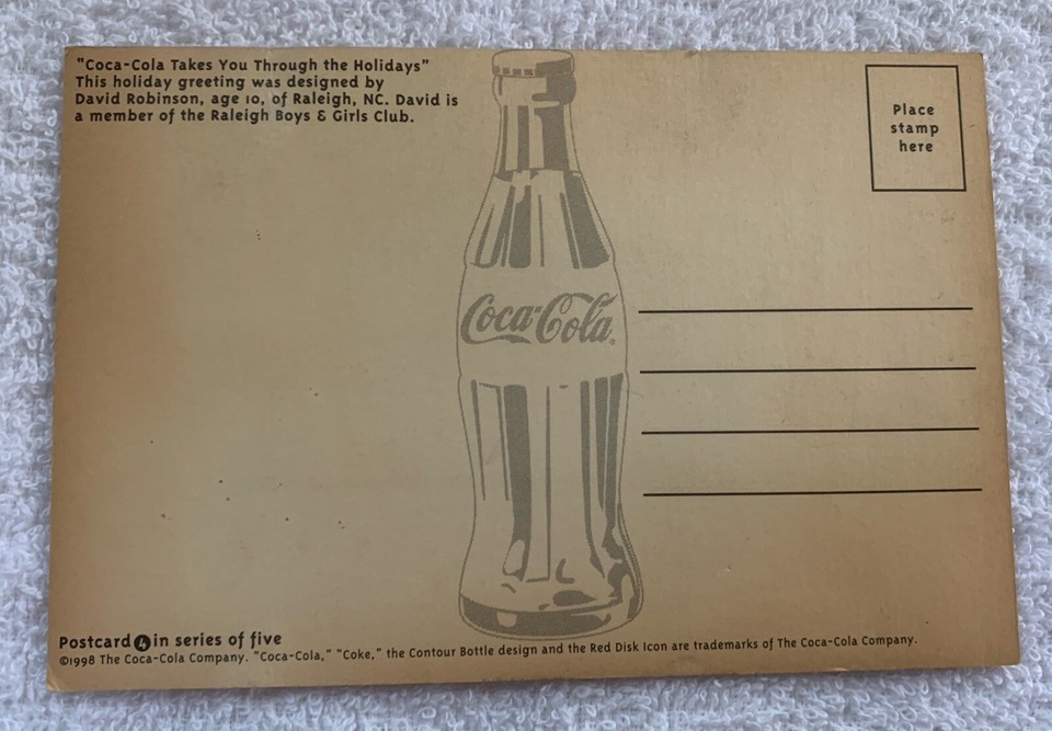 Vintage Coca Cola Postcard 1998 "Coca-Cola Takes You Through the ...