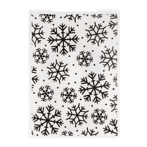 Snowflake Embossing Folder Template for Scrapbooking Photo Album Card ...