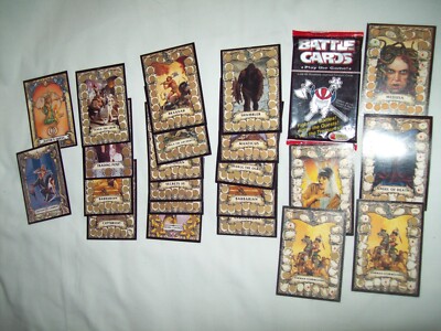 Steve Jackson Battle Cards Trading Cards 1993 1 sealed pack 22 loose | eBay