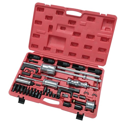 40pc Universal Diesel Injector Extractor Remover Slide Hammer Puller ...