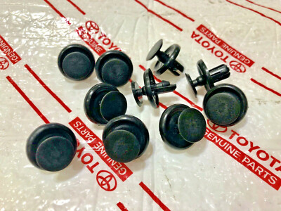 *NEW (10) TOYOTA MATRIX COROLLA OEM PLASTIC PUSH CLIPS HOOD ENGINE ...