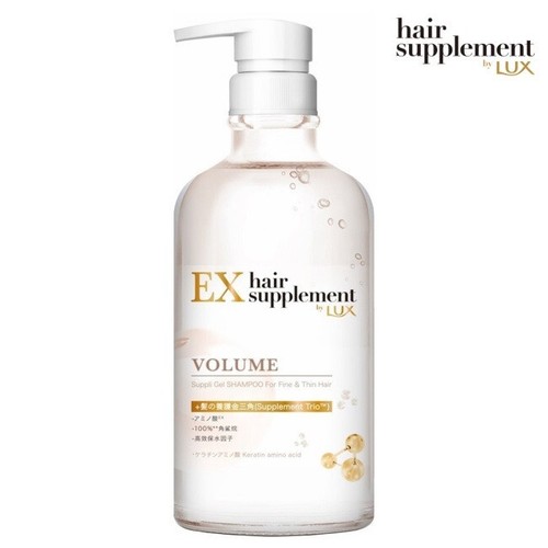 [LUX] Hair Supplement EX VOLUME Shampoo for Fine and Thin Hair 450g ...