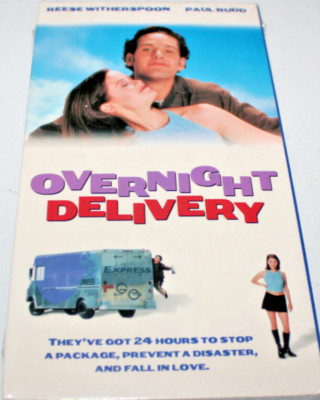 Overnight Delivery (New Sealed VHS) Paul Rudd, Reese Witherspoon, Road ...