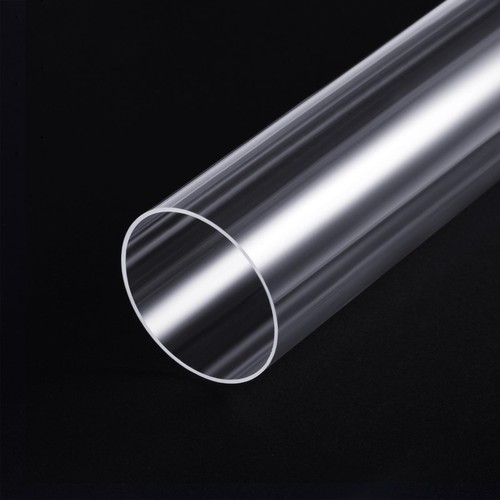 2pcs Clear Rigid PVC Pipe 30mm ID x 32mm x 1.3ft 0.04" Wall Round Tube ...