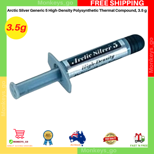 Arctic Silver 5 Thermal Paste Compound 3.5g Tube CPU Cooling Paste ...