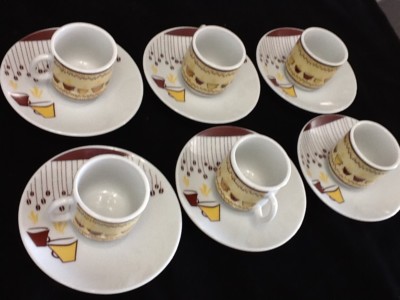 2oz 12 Pc Cuban Espresso Coffee Cup Set Cafe Cafesito Cubano Tacita ...