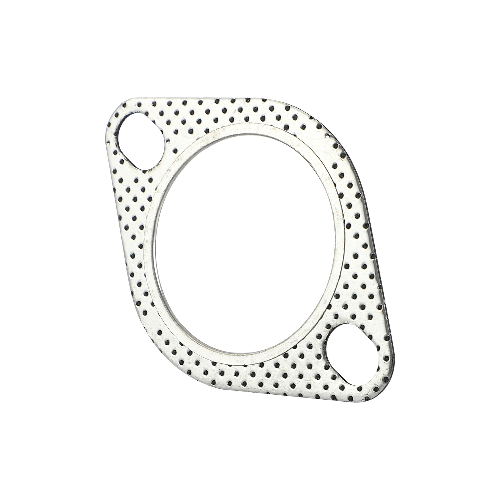 10x 2.5Inch Exhaust Gasket 2-Bolt 63mm Flange High Temperature Gasket ...