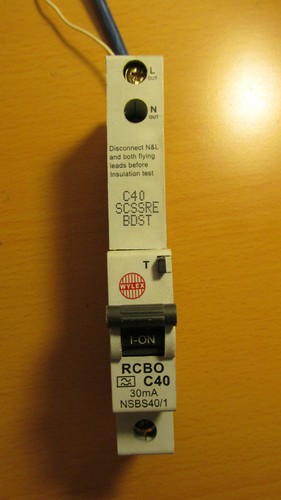 WYLEX RCBO TYPE C, C40 30mA NSBS40/1 4pcs | eBay UK
