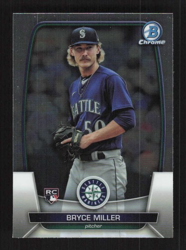 Bryce Miller RC 2023 Bowman Chrome Seattle Mariners #92 | eBay