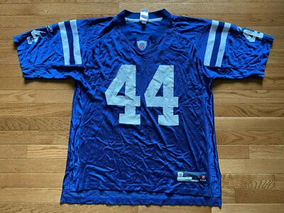 Dallas Clark Indianapolis Colts Reebok Blue NFL Football Jersey Sz Mens ...