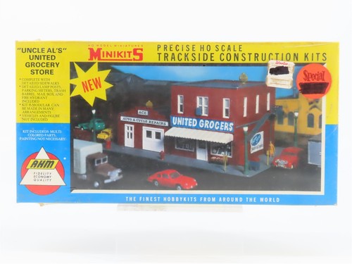 HO 1/87 Scale AHM Minikits Kit 5861 "Uncle Al's" United Grocery Store ...