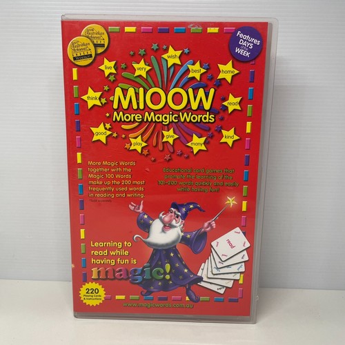 Mioow More Magic Words Cards Sealed Educational Reading 9780957830615 ...