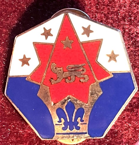 Vintage US Army VII Corps DUI Unit Insignia Crest Enamel Collectible ...