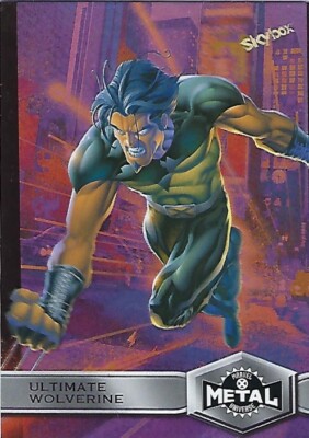 2020 Skybox X-Men Metal Universe Ultimate Wolverine Pink Card 165 #42/ ...